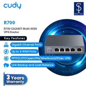 Cudy R700 | Gigabit Multi-WAN VPN Router | Shopee Malaysia