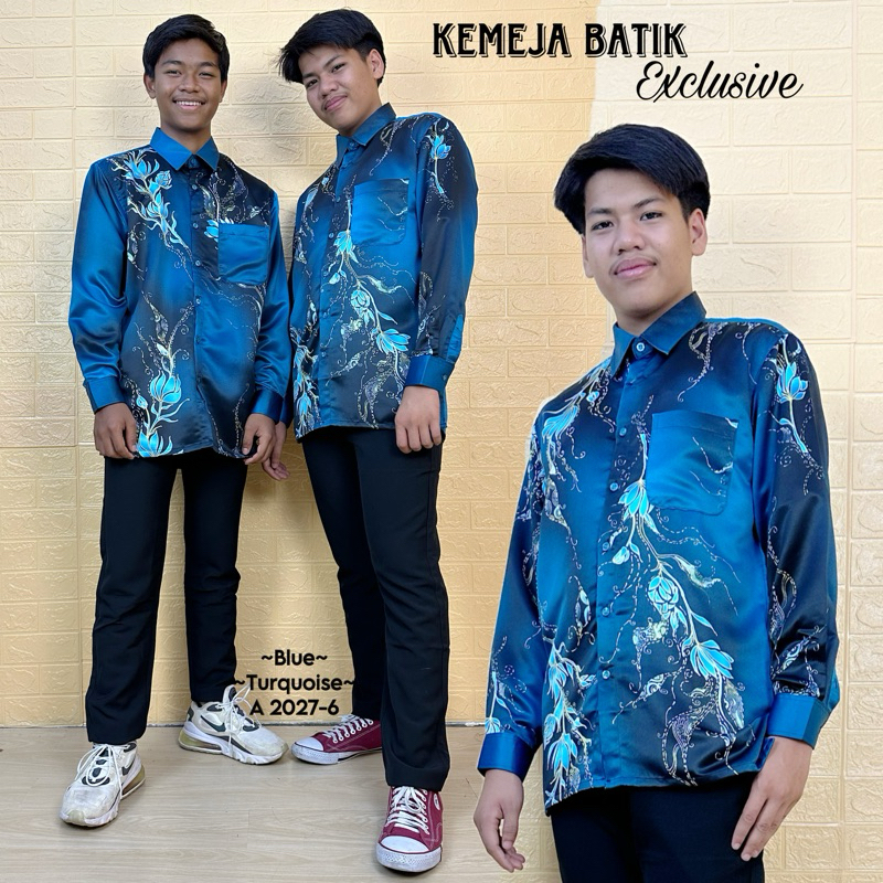 BAJU KEMEJA BATIK EXCLUSIVE ( BAJU BATIK KOPERAT ) | Shopee Malaysia