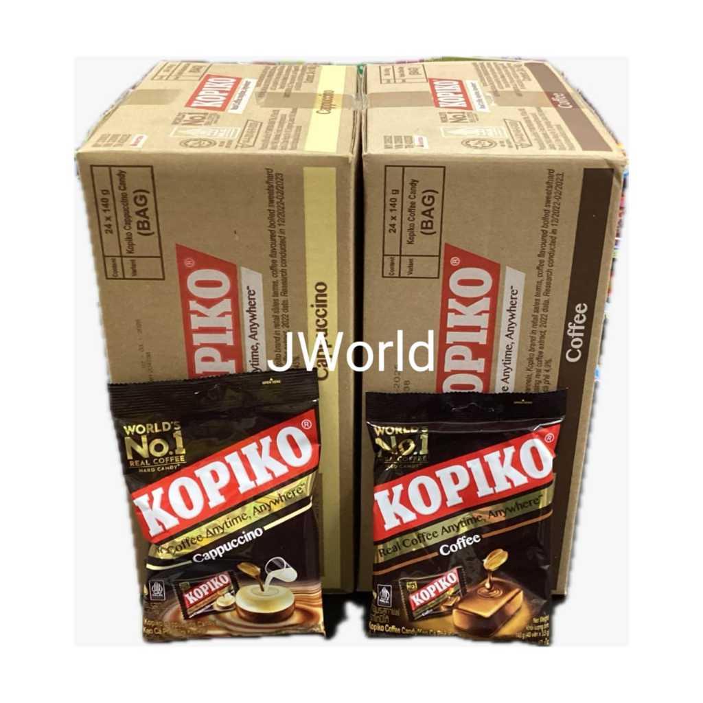 [WHOLESALE] 1CTN KOPIKO COFFEESHOT CANDY CLASSIC / CAPPUCCINO (24PKT X ...