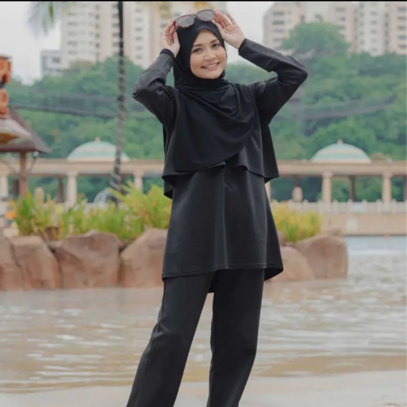 Muslimah Swimwear / Modest Swimming Suit | Shopee Malaysia