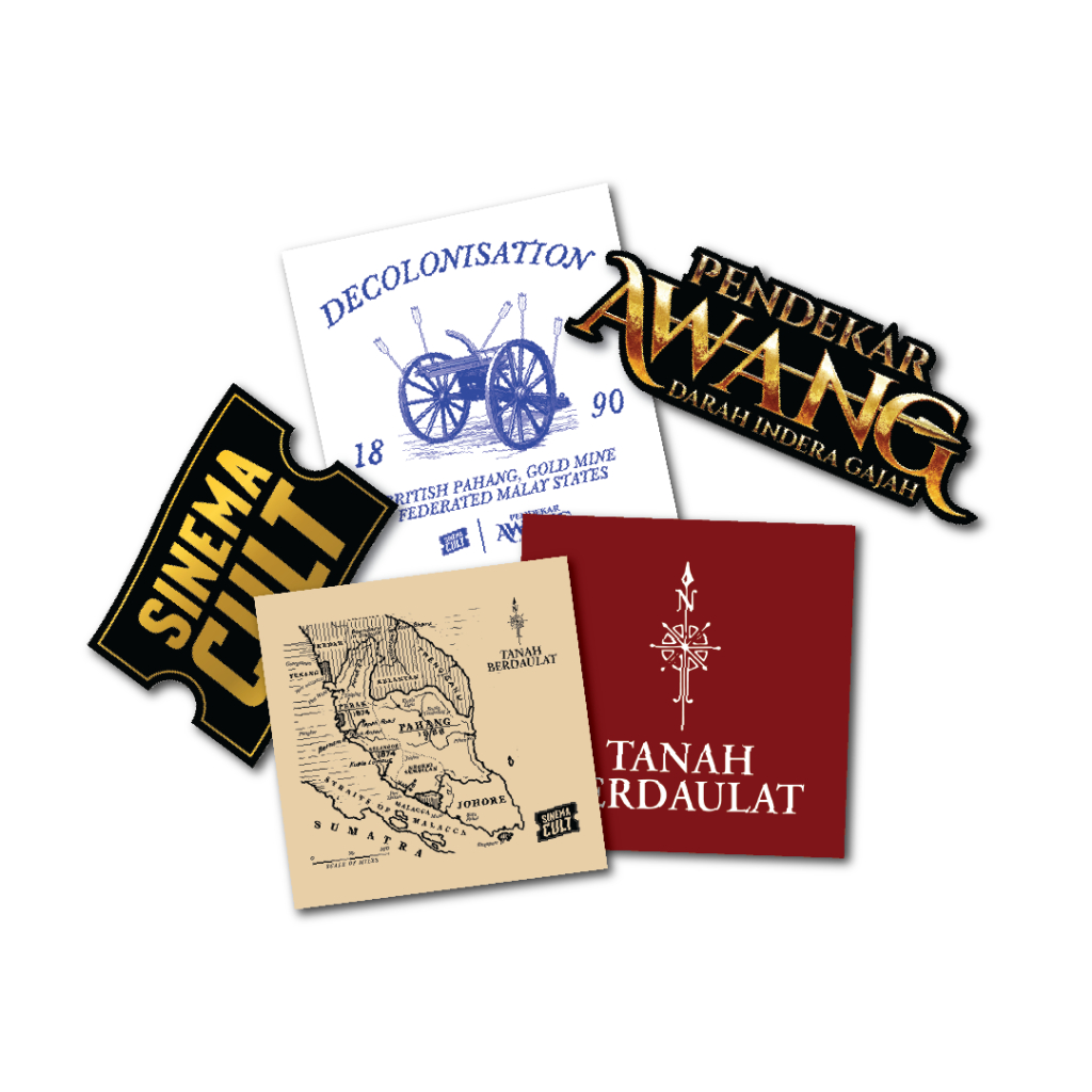 PENDEKAR AWANG STICKER PACK // Pendekar Awang X Sinema Cult | Shopee ...