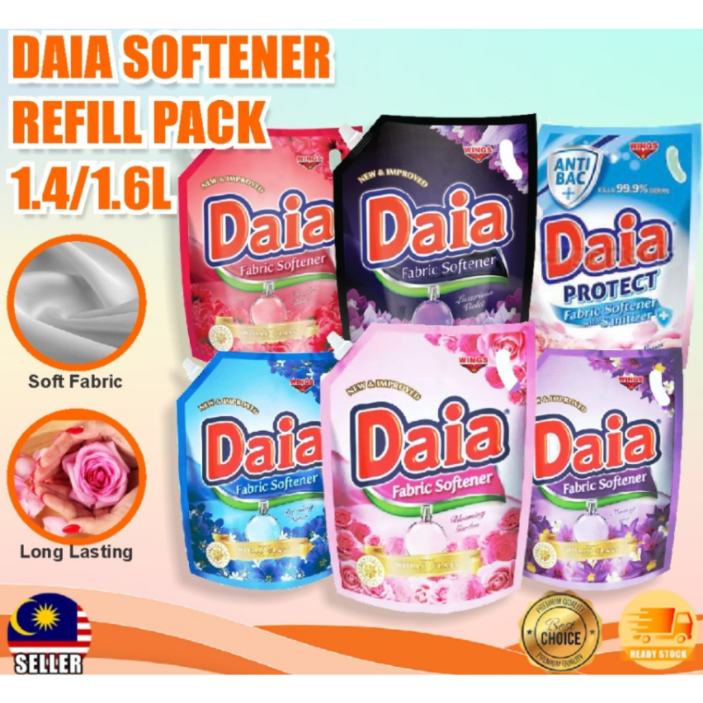 [FREE SHIPPING] 1600ML 1400ML DAIA SOFTENER REFILL PACK 1.6L 1.4L | Shopee Malaysia