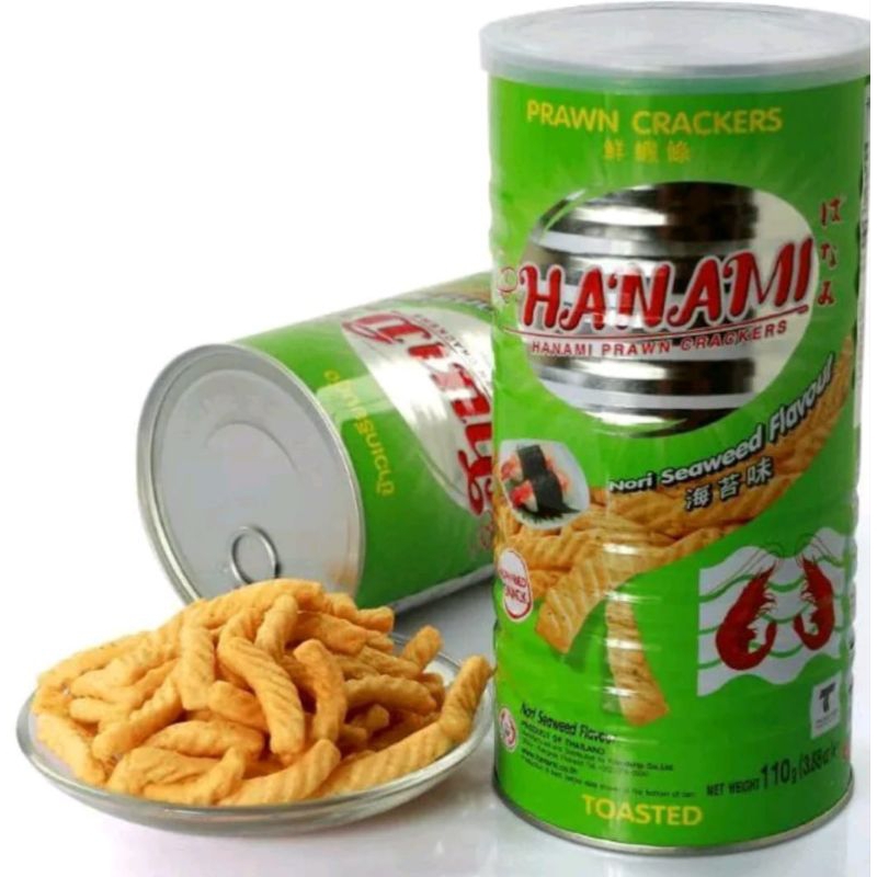 Thailand Popular Hanami Prawn Crackers 110g Thai Snack ( Halal ...