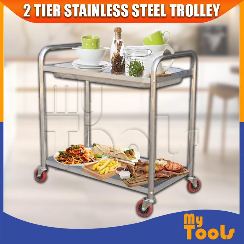 Mytools Heavy Duty Restaurant Dining 2 Tier Stainless Steel Food ...