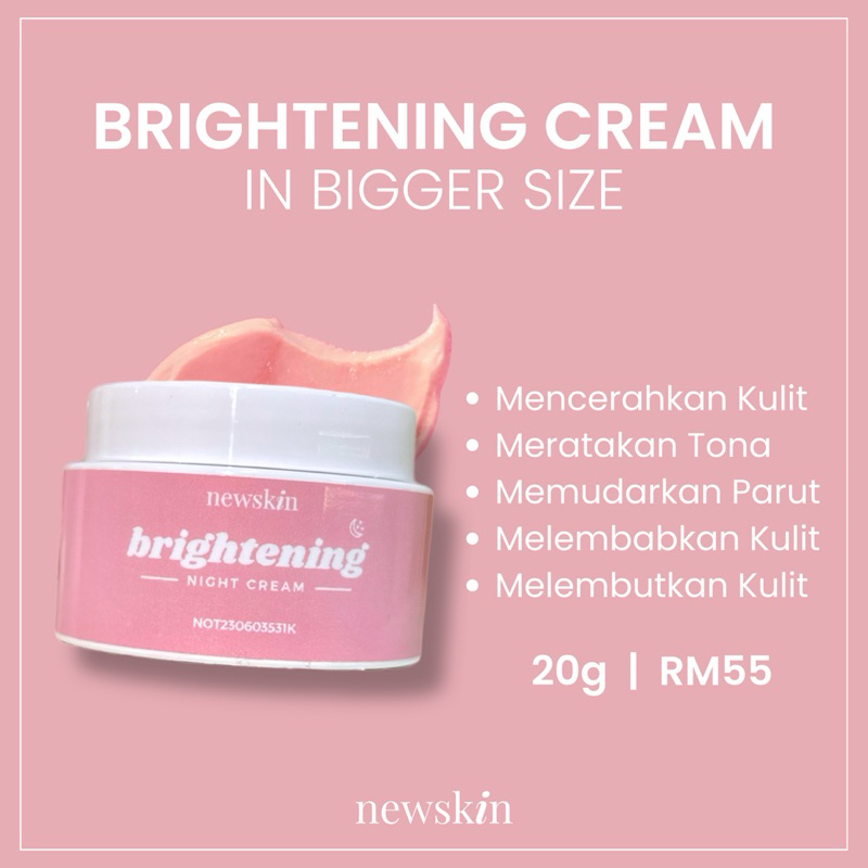 NEWSKIN Brightening Cream (Big) | Shopee Malaysia