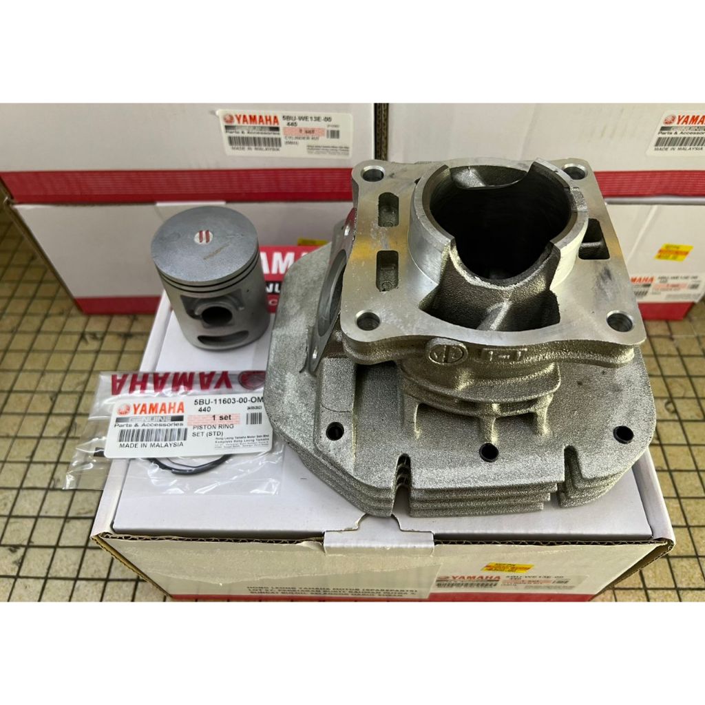 YAMAHA Y125Z, Y125ZR CYLINDER BLOCK KIT (SEKALI PISTON & RING) 100% ORI HLY | Shopee Malaysia