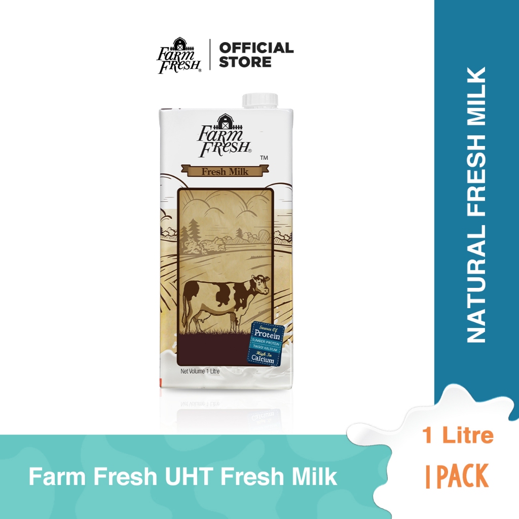 Farm Fresh UHT Fresh Milk 1L x 1 pack | Shopee Malaysia