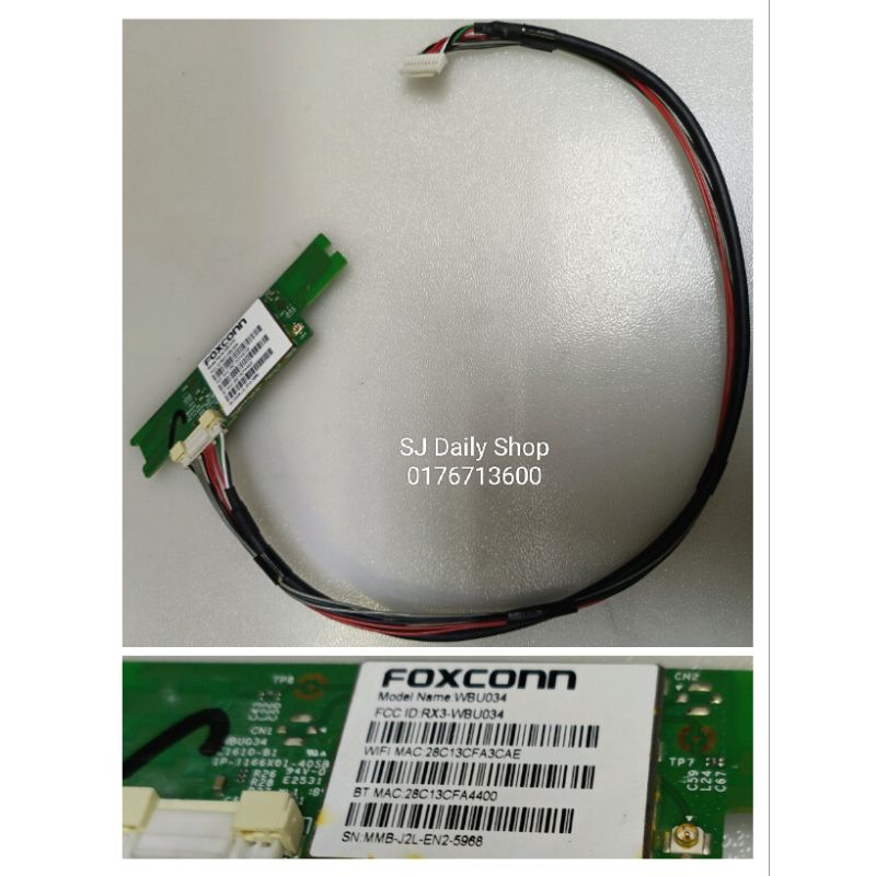 Sharp LC-40SA5500X / LC-40SA5200X /LC-40SA5100M Wifi module:WBU034 ...