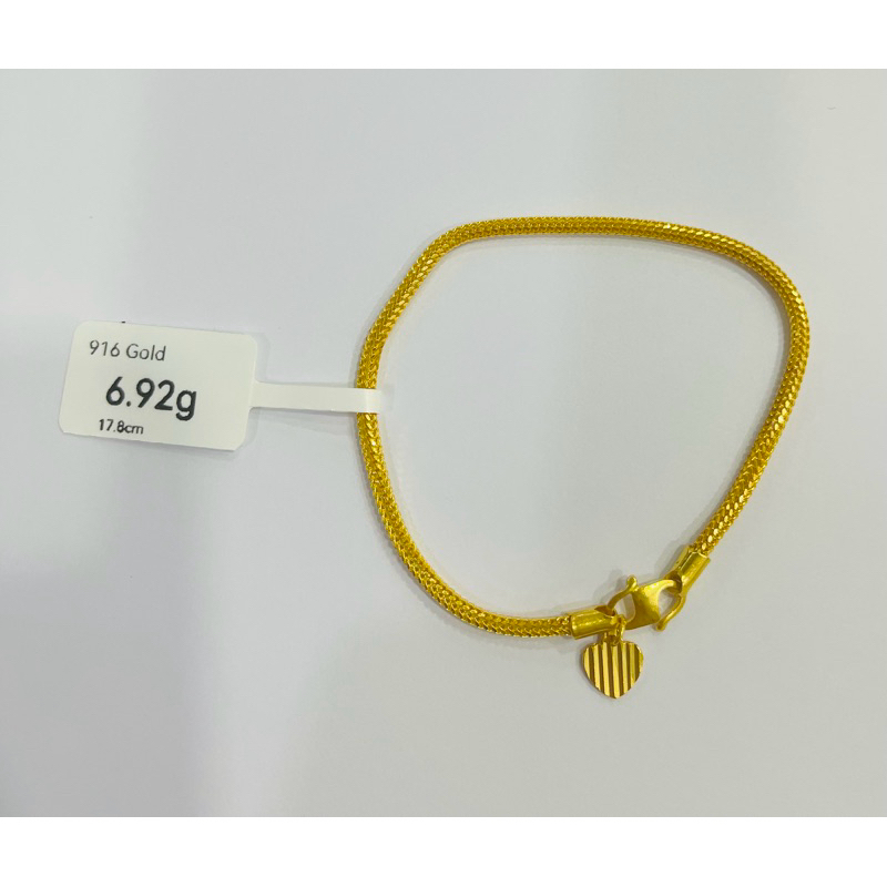 Youloong Rantai/Gelang tangan Pandora EMAS916/ 916Gold Pandora bracelet ...