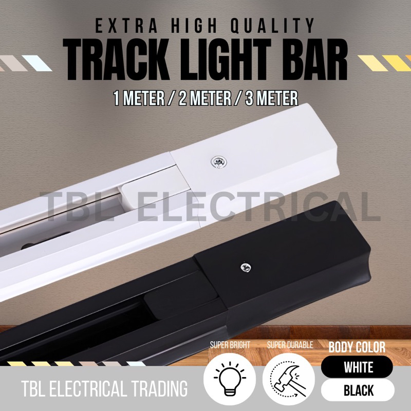 🔥READY STOCK🔥LED Track Light Bar Tracklight Rail 1 Meter Ceiling Wall ...