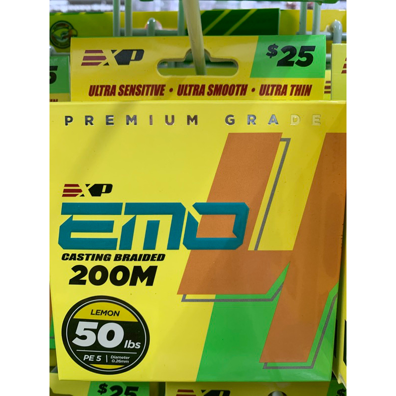 EXP EMO 4X 200m Casting Braided Line Tali Benang | Shopee Malaysia