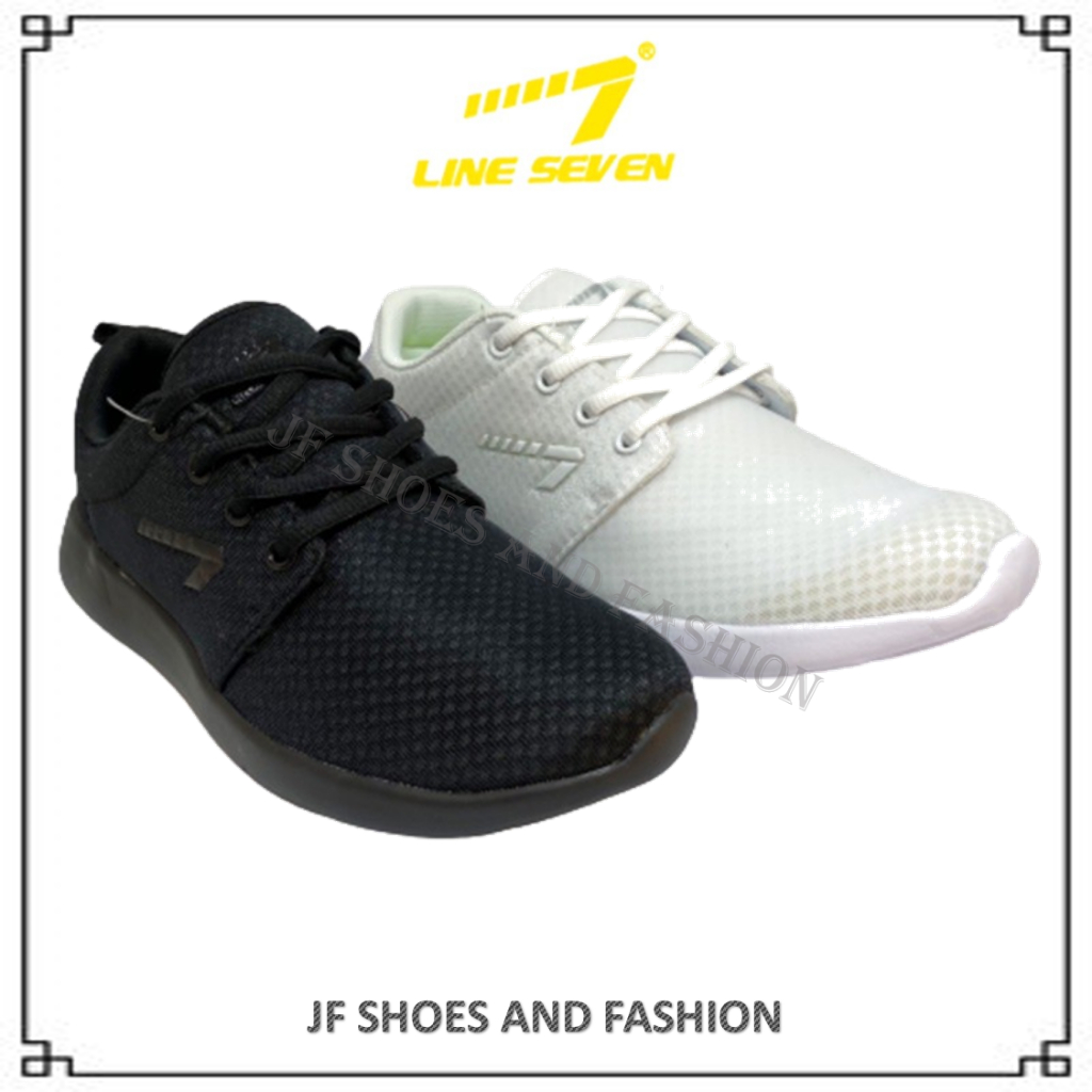 [New Arrival] LINE 7 Seven 6620 6610 ALL BLACK/ALL WHITE SPORT SHOES ...
