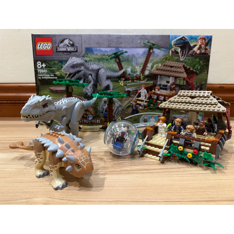 Lego 75941 Jurassic World Indominus Rex vs. Ankylosaurus (preloved ...