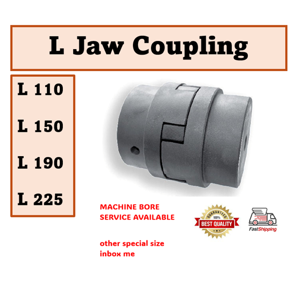 L Jaw Coupling L110 L150 L190 L225 Jaw Coupling Industrial Coupling High Quality MACHINE BORE ...