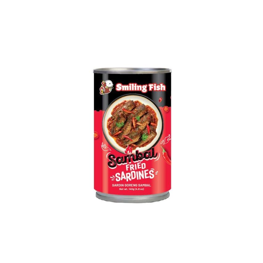 (EXP DATE FROM NOV 2026) [HALAL] Sardin Smiling Fish Brand Fried ...