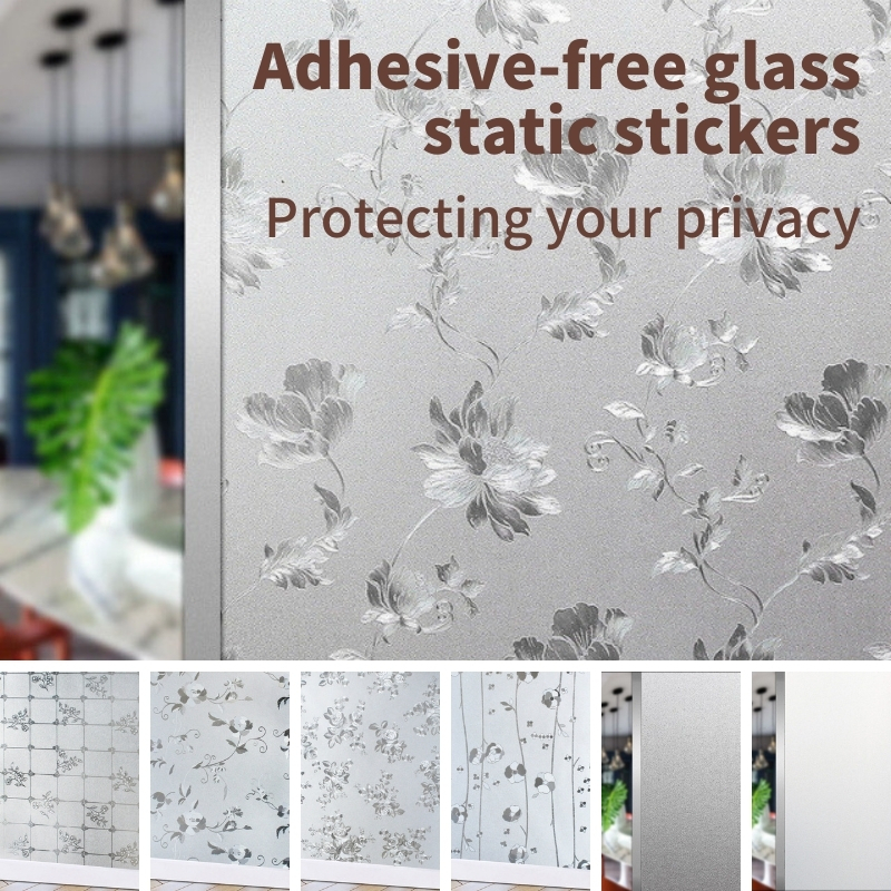 1M/5M glass sticker removable traceless static window film shading heat ...