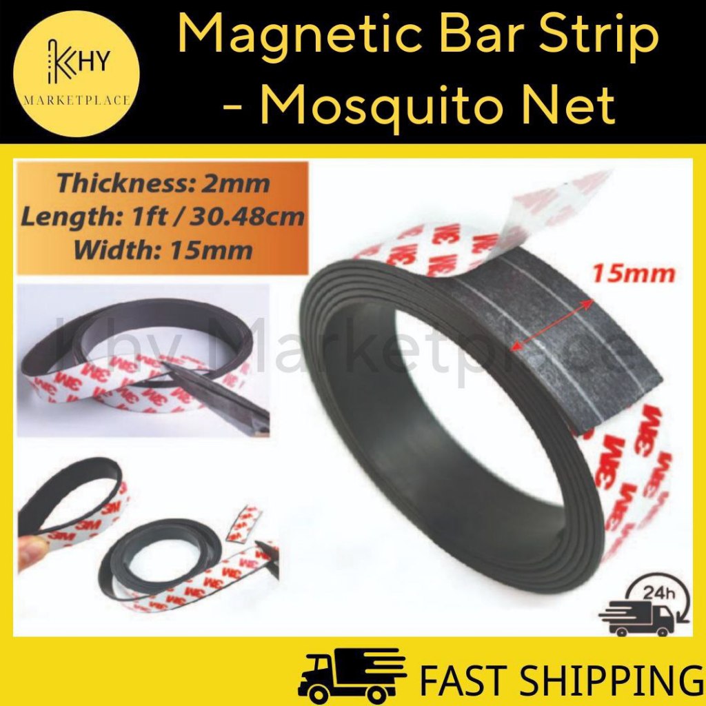 Flexible Magnetic Bar Strip 3M Self Adhesive Tape Roll with Double Side ...