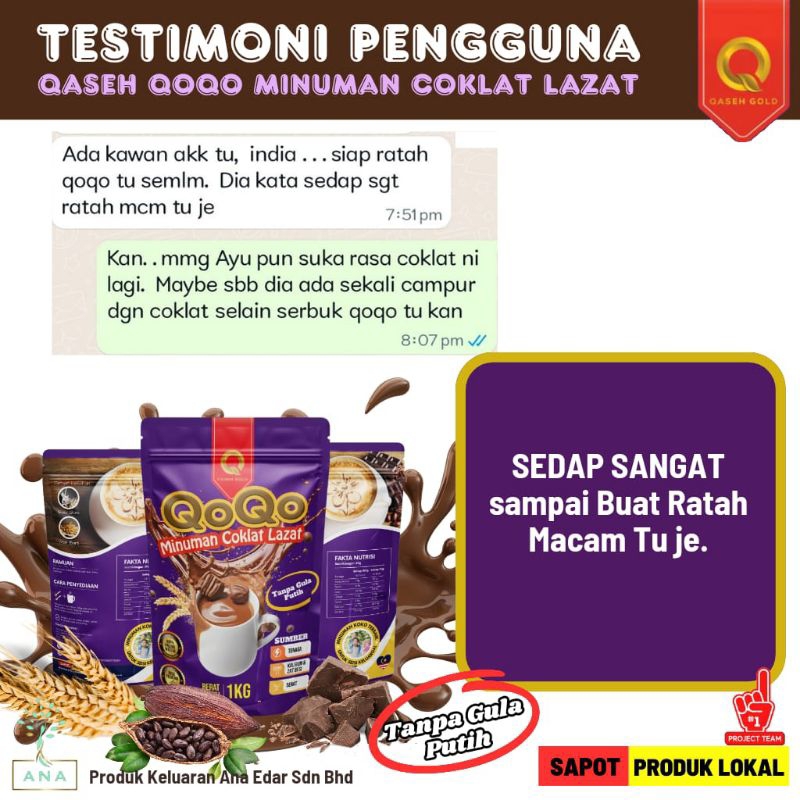 💥QOQO QASEH 💥MINUMAN QOQO TANPA GULA PUTIH💥SUMBER KALSIUM DAN ZAT BESI💥 ...