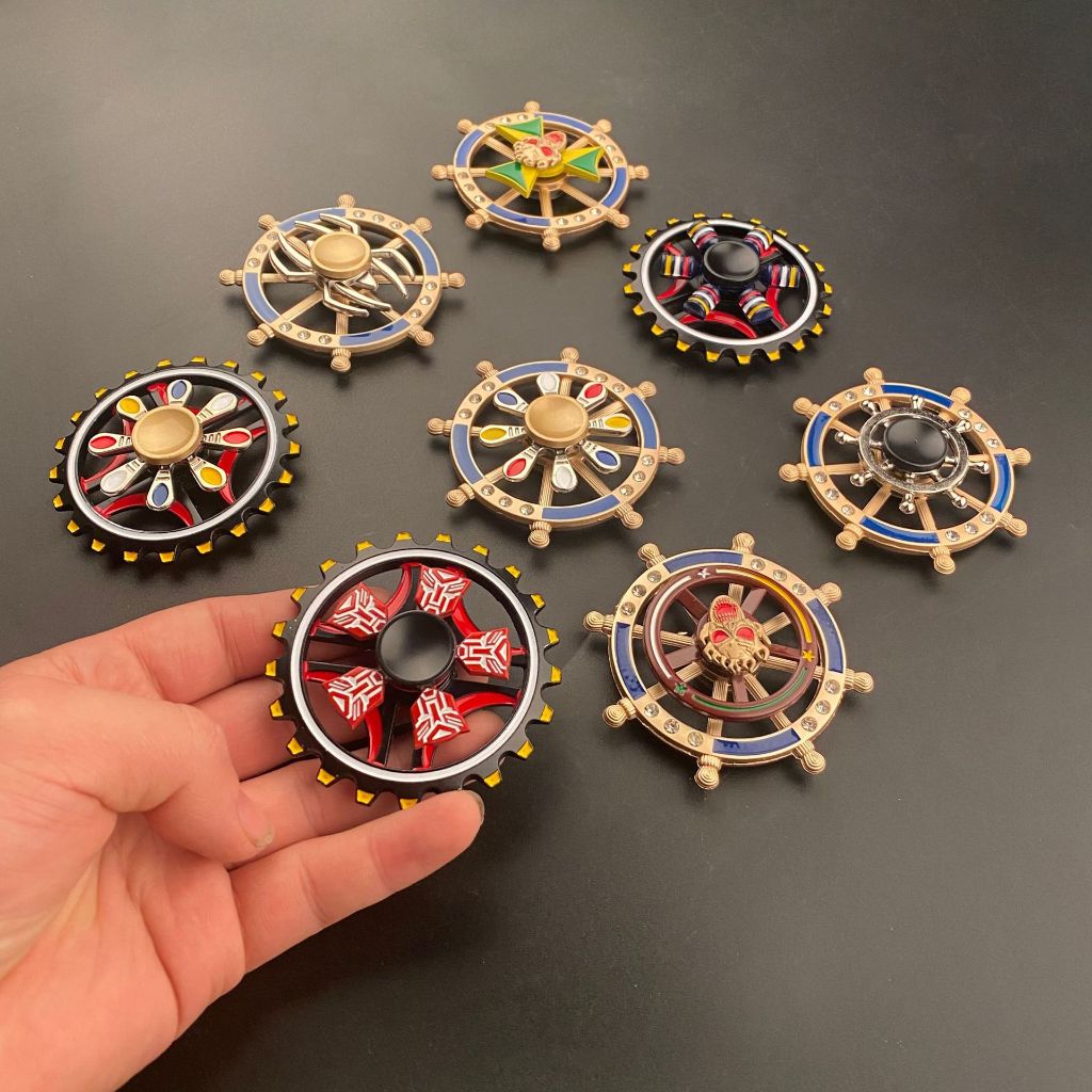 Cool Skull Spinner Fingertip Spinner Mainan Spinner Jari Hobby ...