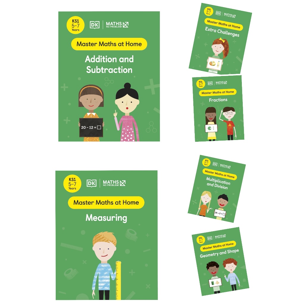 (e-Book) Math — No Problem! Collection of 6 Workbooks, Grade 1 Ages 5-7 ...