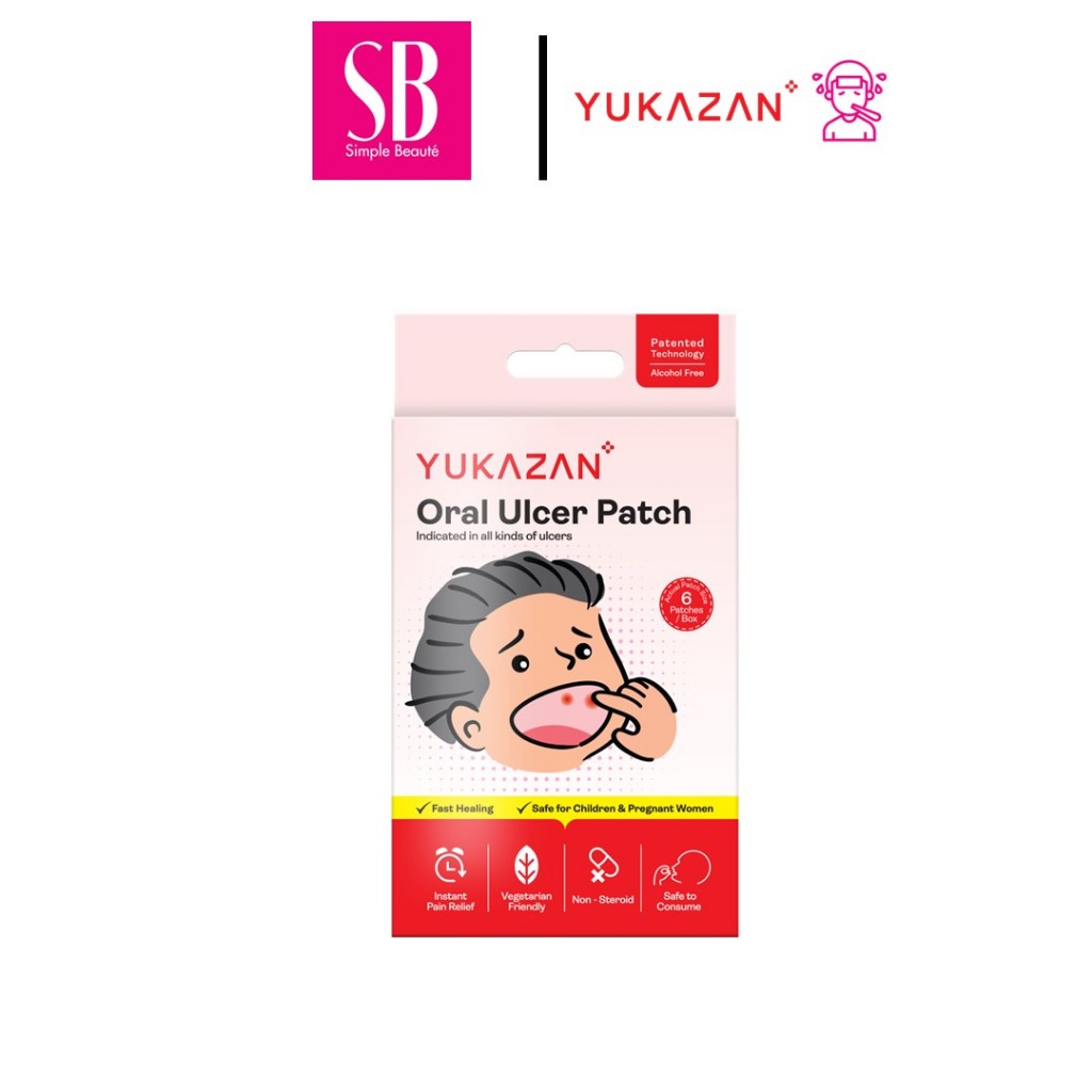Yukazan Oral Ulcer Patch (6 pieces) - For all kind of oral & canker ...