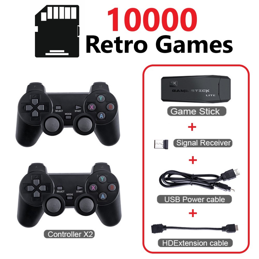 Game Box Tv Video Console Wireless Controller Ezy Easy Ps Game Retro Tv ...