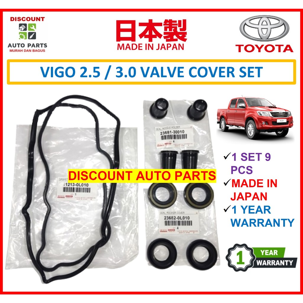Toyota Rocker Valve Cover Gasket Plug Nozzle Seal 11213-0L010 23681 ...