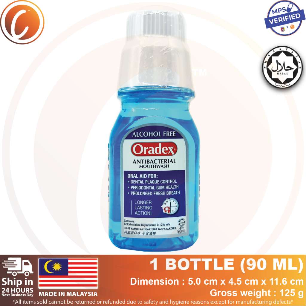 ORADEX Everyday/Antibacterial Mouthwash 400/750ML | Shopee Malaysia