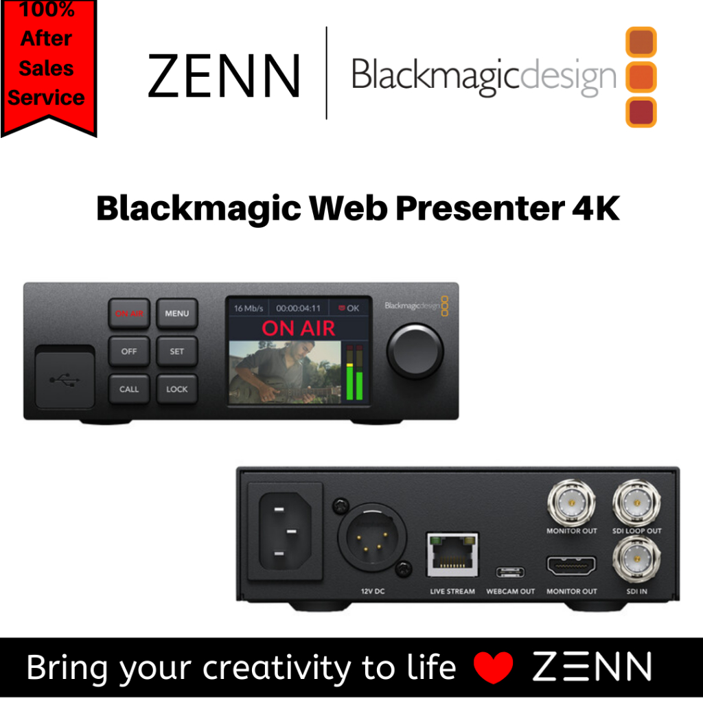Blackmagic Design Web Presenter 4K / HD | Shopee Malaysia