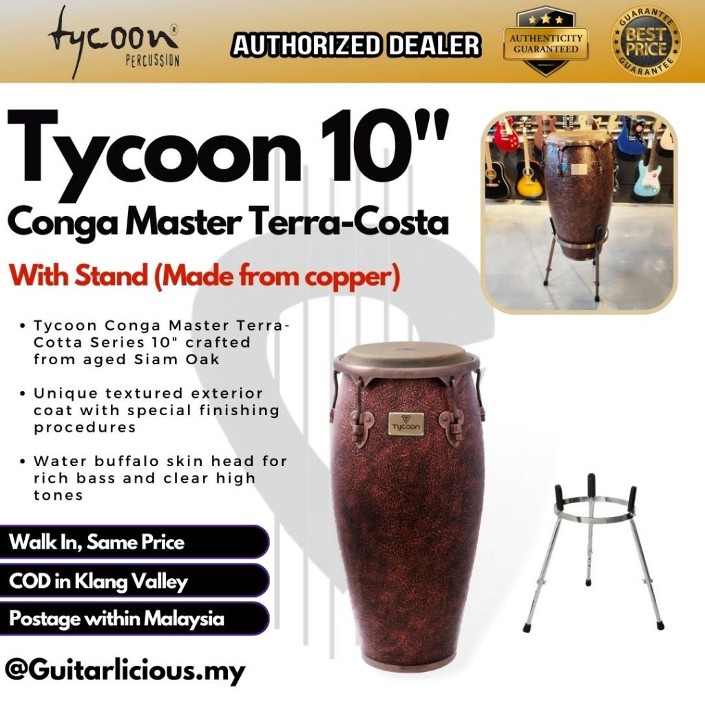 Tycoon Conga Master Terra-Cotta Series 10i nch 11 inch 12 inch (Made From Copper) | Shopee Malaysia