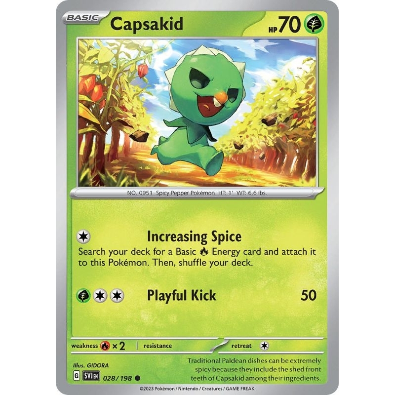 [No.951 / Capsakid] Pokemon card (*not genuine product*) | Shopee Malaysia
