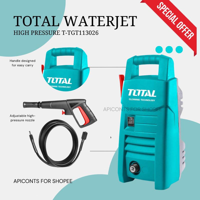 TOTAL WATERJET HIGH PRESSURE T-TGT113026 | Shopee Malaysia