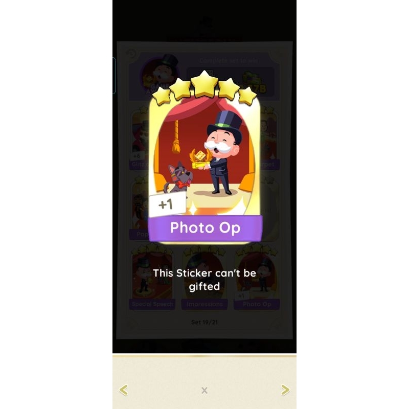 monopoly go sticker 4 star and gold sticker | Shopee Malaysia