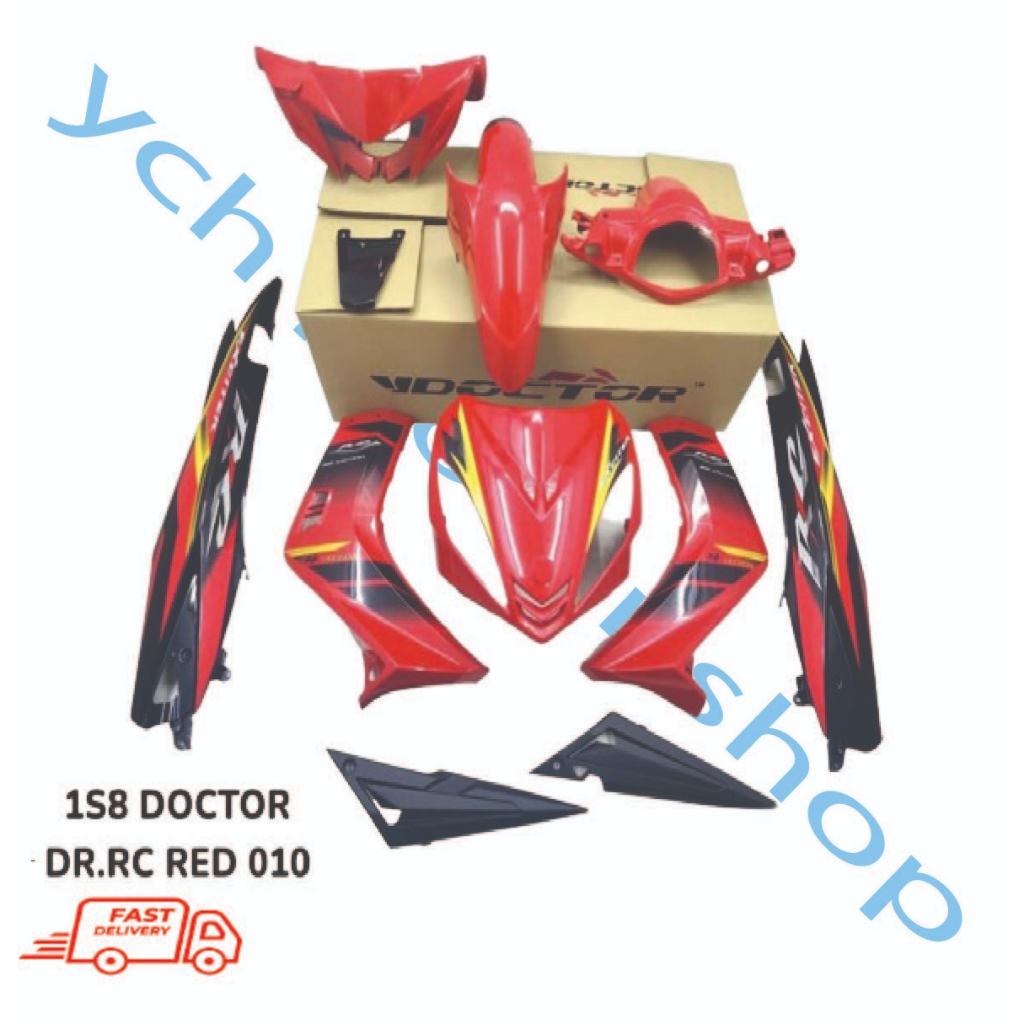 YAMAHA LC135 LC 135 135LC 135 LC V1 EXCITER RC MERAH BIRU HITAM PUTIH OEM BODY COVER SET STICKER ...