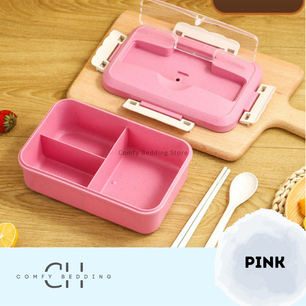 Kids Bento Lunch Box Food Container Set Tahan Panas Bekas Bekal Lauk ...