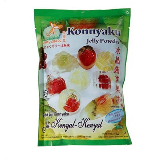 Happy Grass Konnyaku Jelly Powder Plain 282g HALAL MALAYSIA | Shopee ...