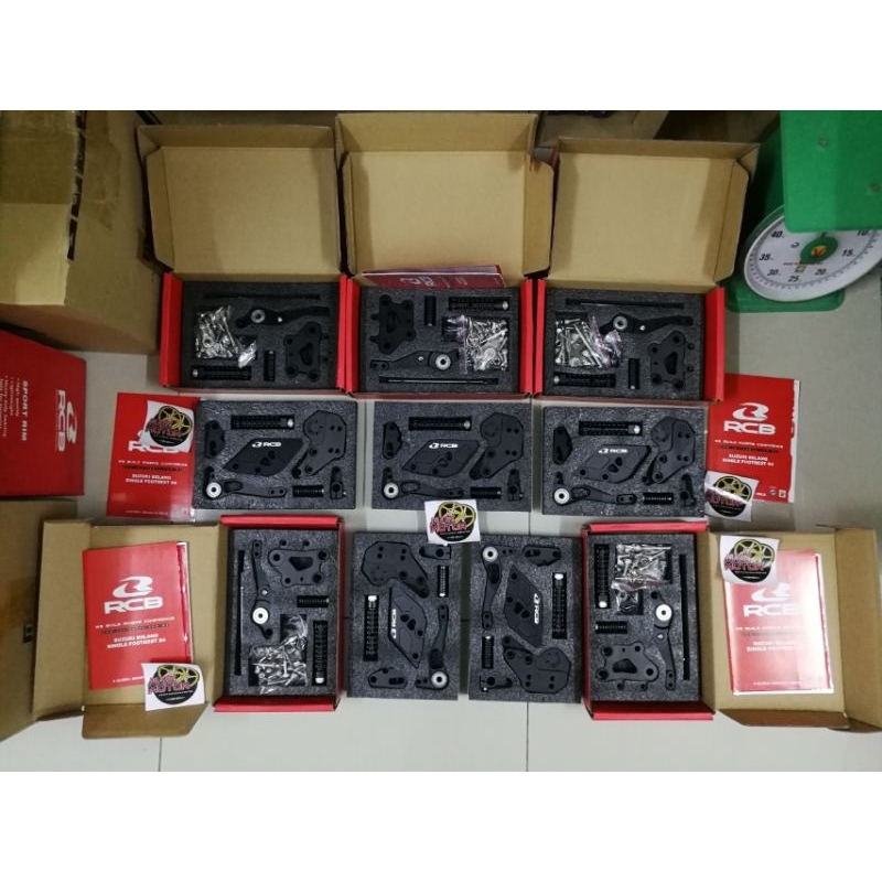 SINGLE FOOTREST SUZUKI RAIDER 150 FI / BELANG 150 S4 SERIES RCB RACING ...