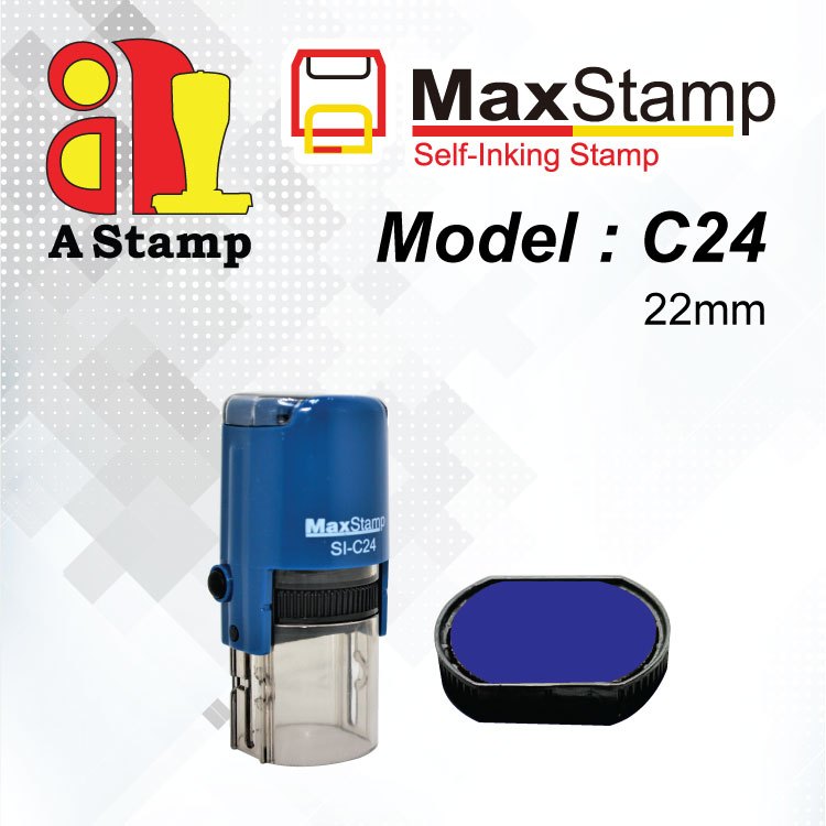Rubber Stamp Self ink - Max Stamp CSI-10 | 20 | 30 (SAME DAY SHIP) / Rubber Stamp murah / Self ...