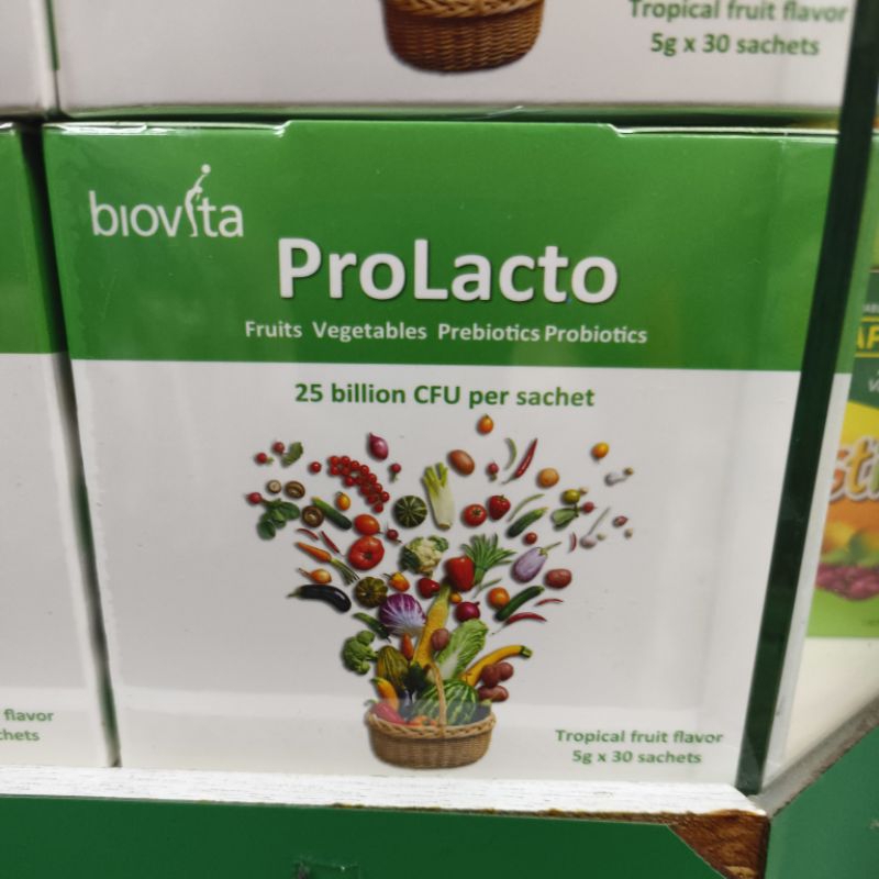 Biovita ProLacto 30s (Exp: 8/2025) PRELACTO PREBIOTICS PROBIOTICS ...
