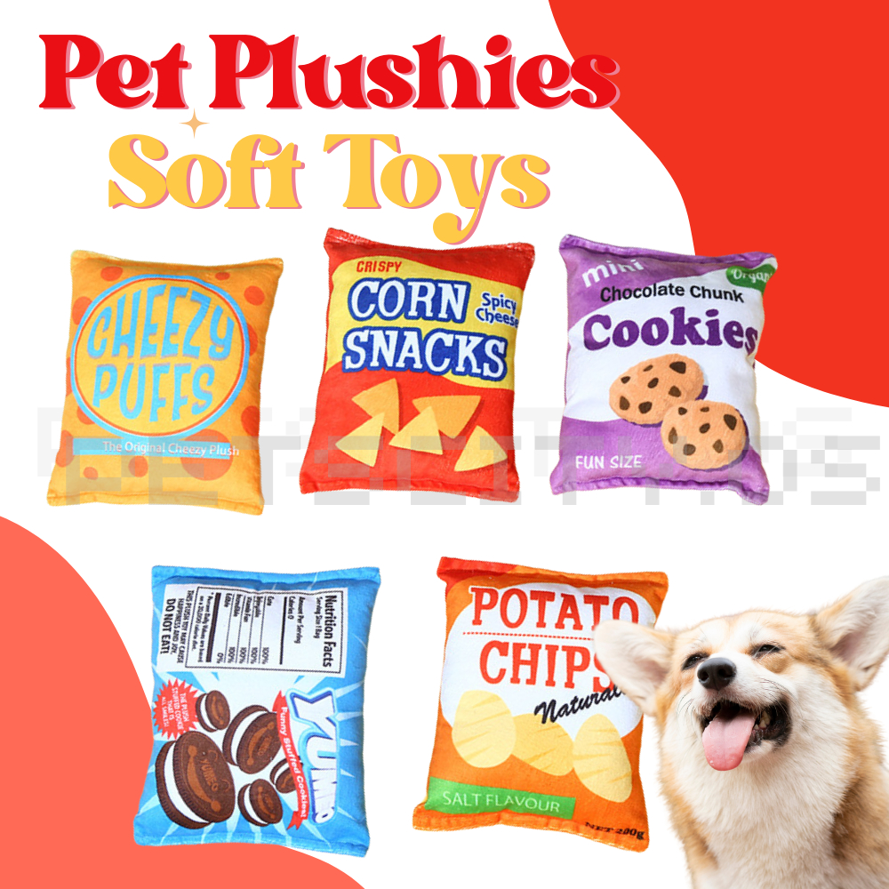 Pet Soft Toys | Potato Chips Toys for Dogs | Cute Plushies | Sounding ...