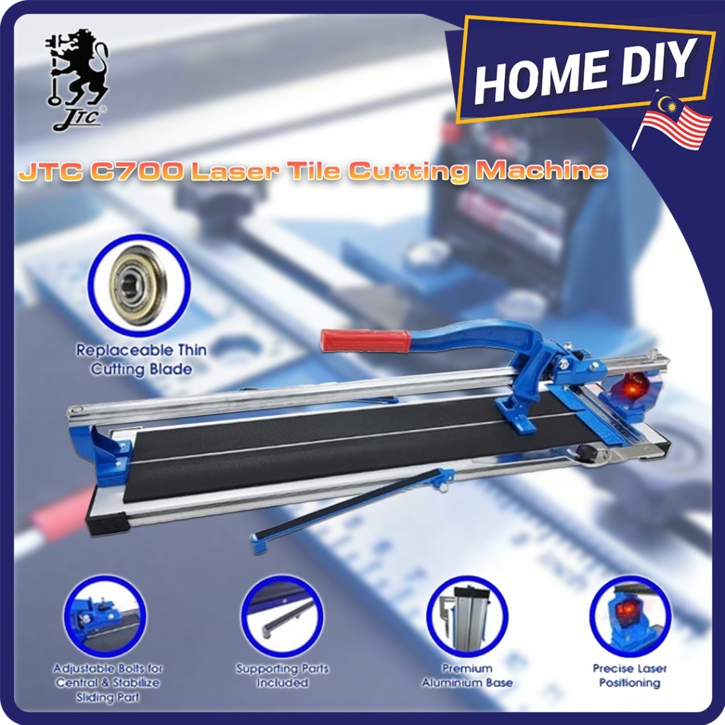 JTC Tile Cutting Machine Heavy Duty - C700 & C800 / Mozek Cutter Machine / Pemotong Jubin Mosaic ...