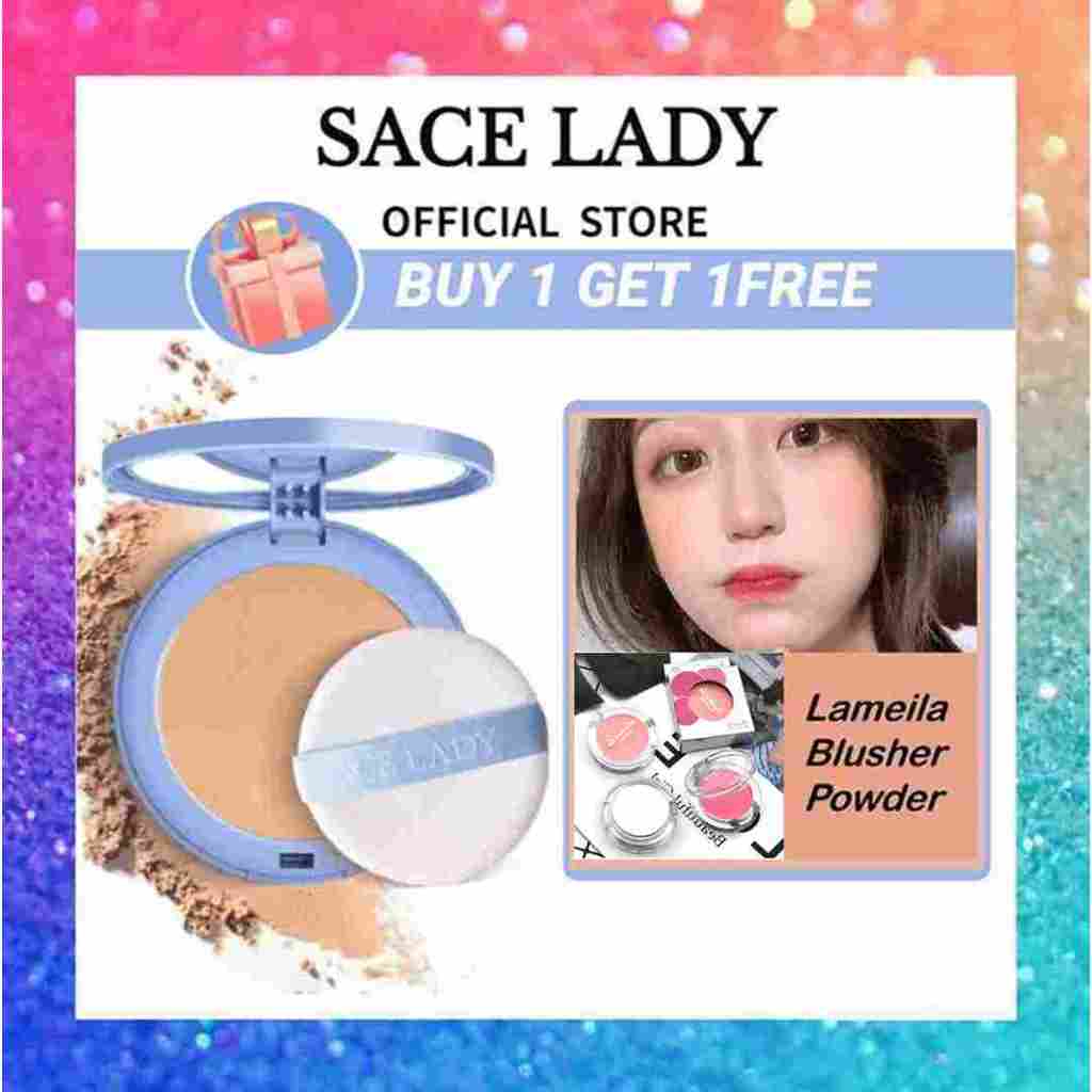 🔥FastShipping🔥 SACE LADY Face Powder Oil-control Compact Powder ...