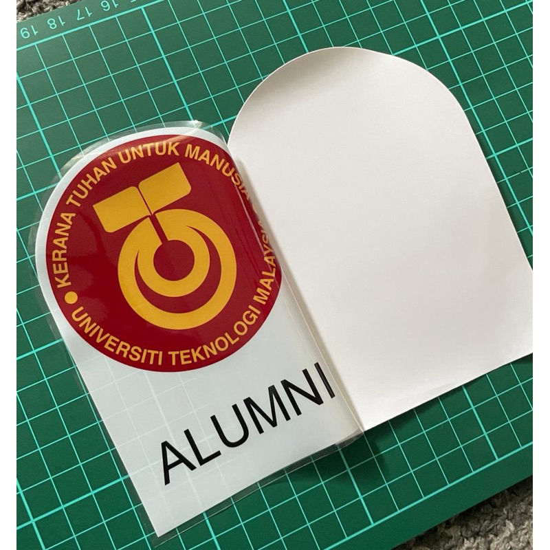 Sticker Kereta UTM Alumni Official Car Sticker | Shopee Malaysia