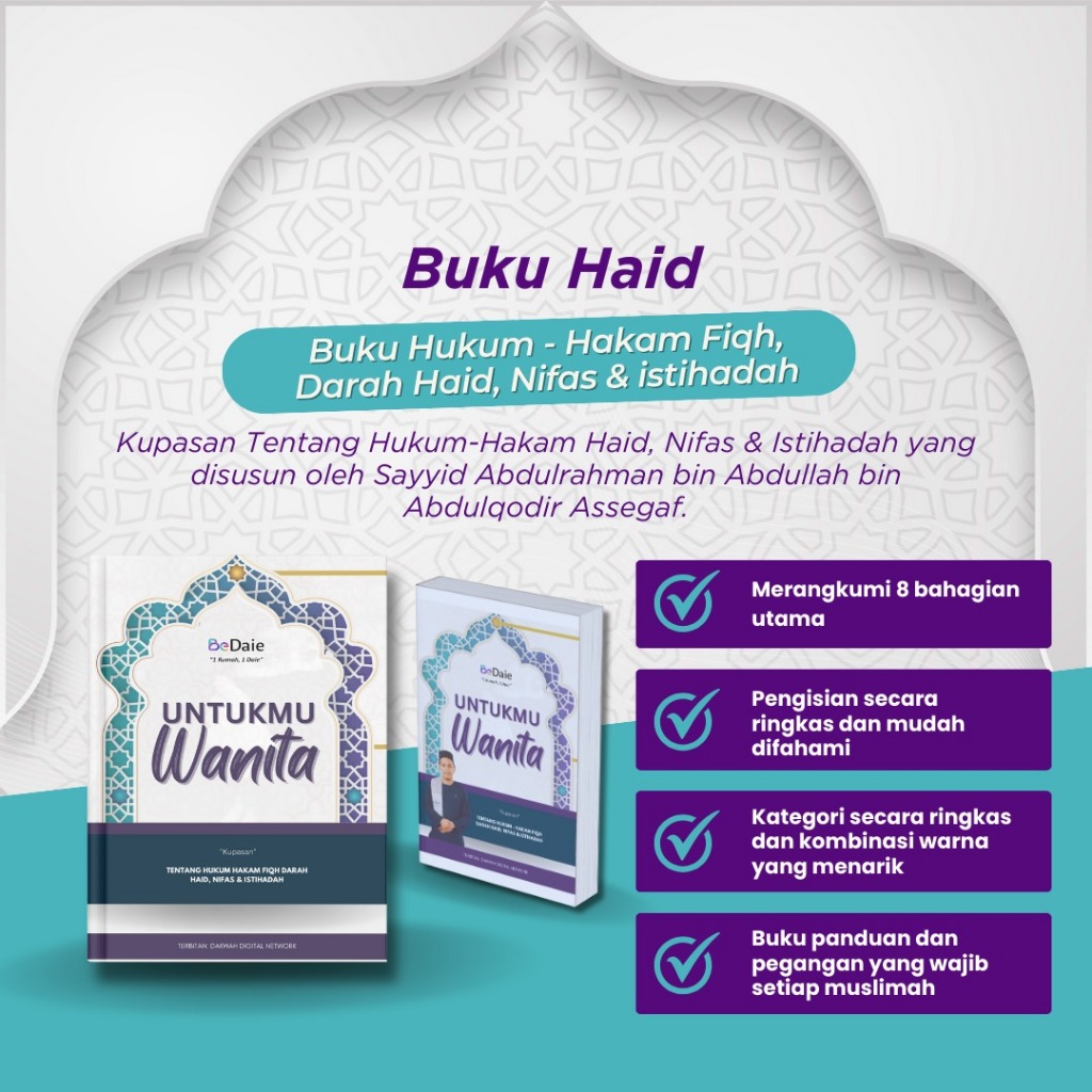 [BEDAIE OFFICIAL HQ] Buku Untukmu Wanita - Tentang Hukum-hakam Fiqh ...