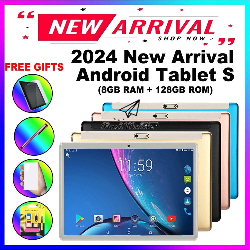 100% Brand New Android Tablet PC 10 Inch Tab S+ [8GB RAM+ 128GB ROM ...