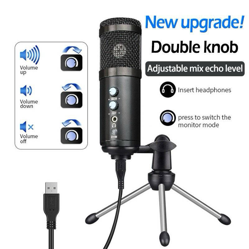 New Professional Condenser Studio Microphone Vocal Record Mic with ...