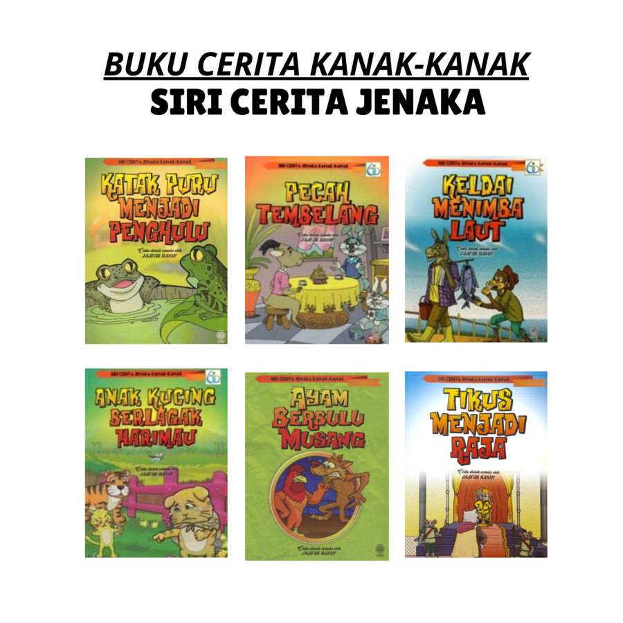 DBP - Siri Cerita Jenaka Kanak-Kanak | buku cerita kanak kanak | Shopee ...