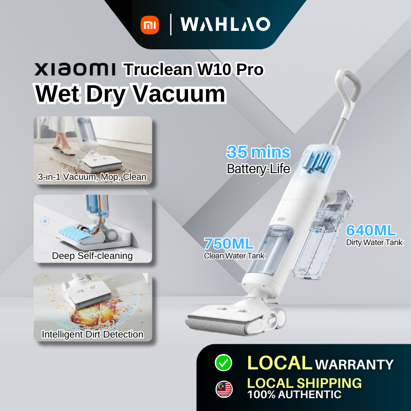 Xiaomi Truclean W10 Pro/W20 Wet Dry Vacuum Cleaner | Shopee Malaysia