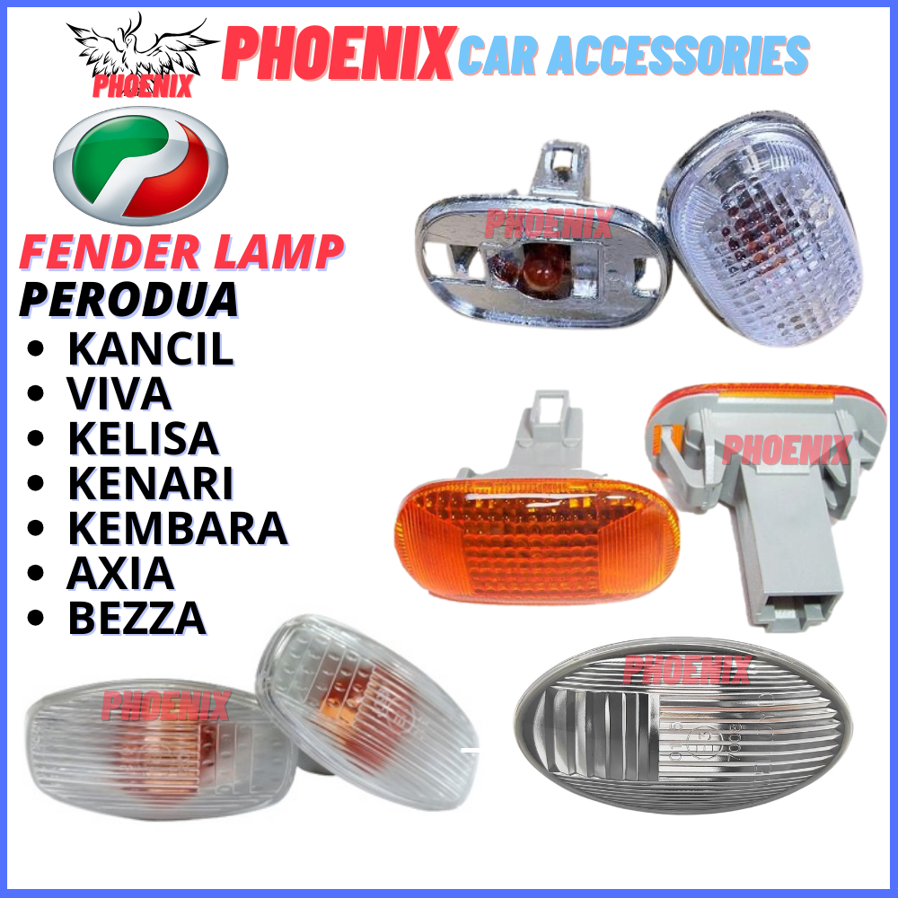 【PERODUA】AXIA BEZZA KANCIL KELISA KENARI KEMBARA VIVA Fender Lamp ...