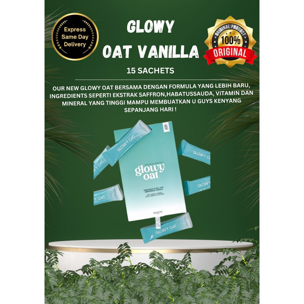 GLOWY OAT LAUREL B NEW FORMULA ORIGINAL HQ 100% SUSU KENYANG CANTIK ...
